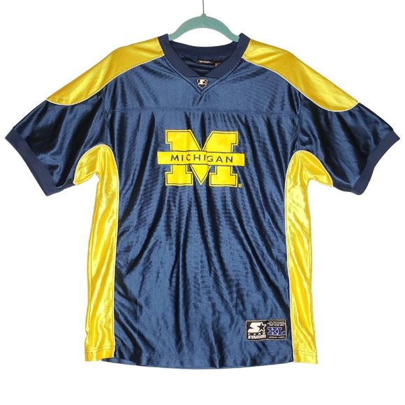 STARTER | Shirts | Vintage Starter Michigan Wolverines Football Jersey ...